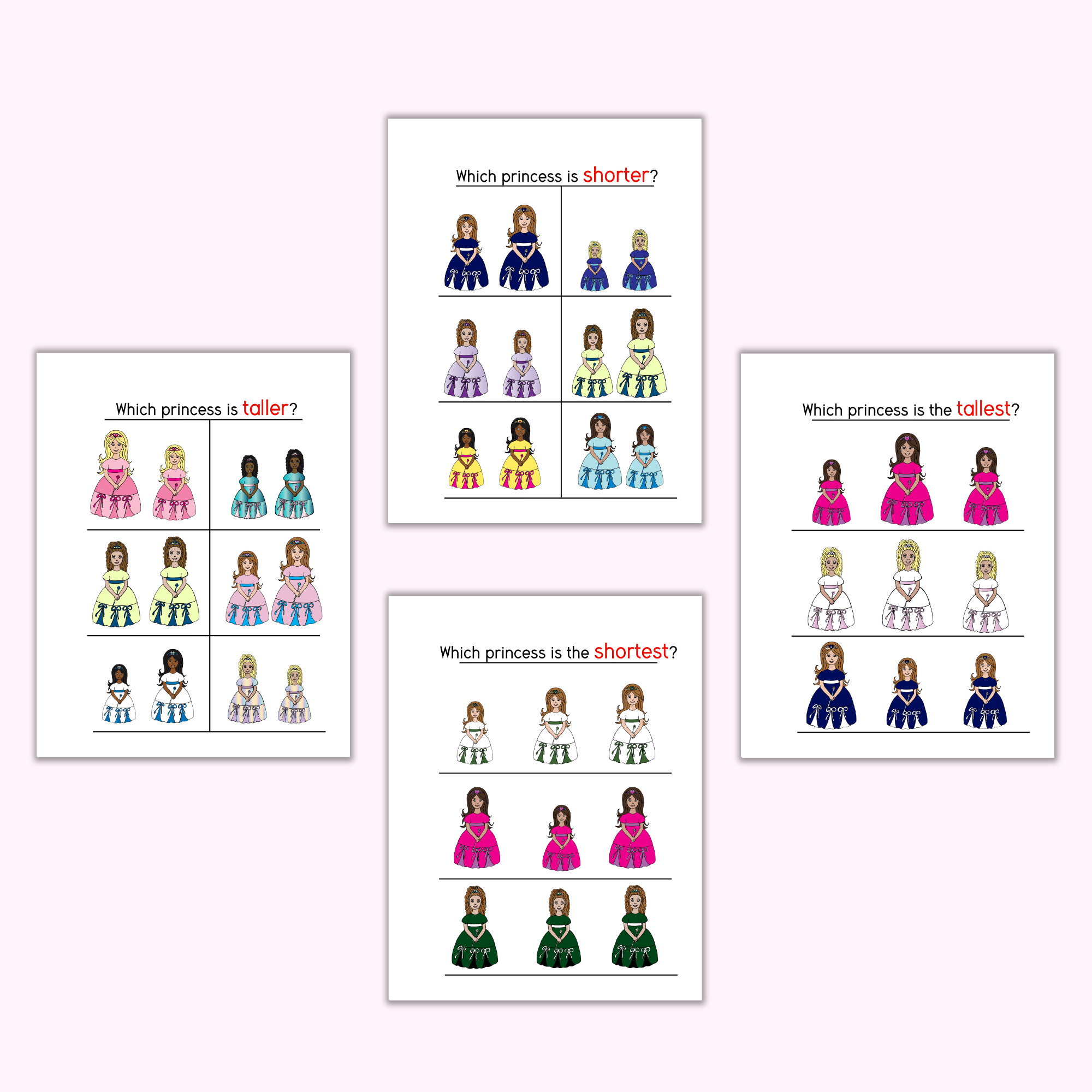Princess Math Pack | No, YOU Need to Calm Down!